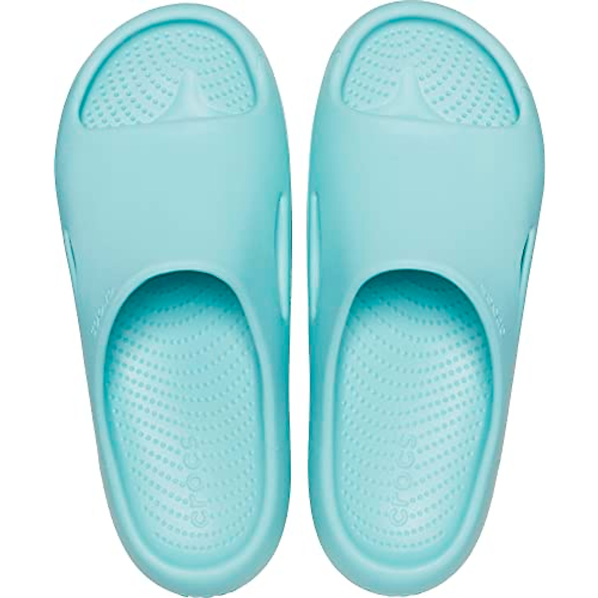Crocs Unisex Mellow Slides Sandal, Pure Water, 4 US Men