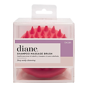 Diane Shampoo Massage Brush, Coral
