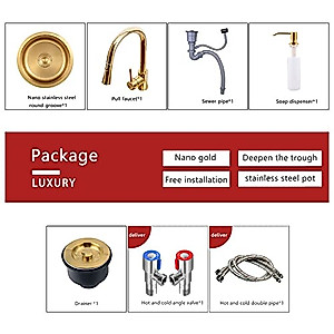 Recessed Single Bowl Kitchen Sink Round Corner Single Bowl Floor Mounted Kitchen Sink Stainless Steel Dining Room Sink