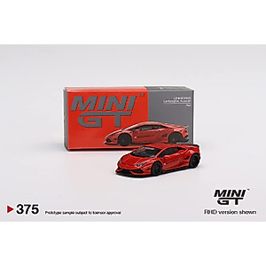 True Scale Miniatures LB Works Model Car Compatible with Lamborghini Huracan ver. 2 (Red) Limited Edition 1/64 Diecast Model Car MGT00375
