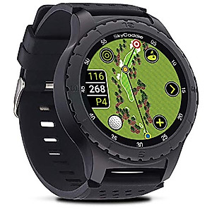 SkyCaddie LX5, GPS Golf Watch with Touchscreen Display and HD Color CourseView Maps, Black, Small