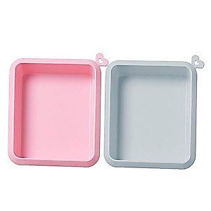 Hemoton 6 Pcs Cake Pan Charlotte Cake Pan Silicone Cookie Mold Clay Oven Cupcake Baking Mold Cheesecake Baking Pan Quick Release Bread Pan Silica Gel Cake Tins Doughnut Mold Baking Molds