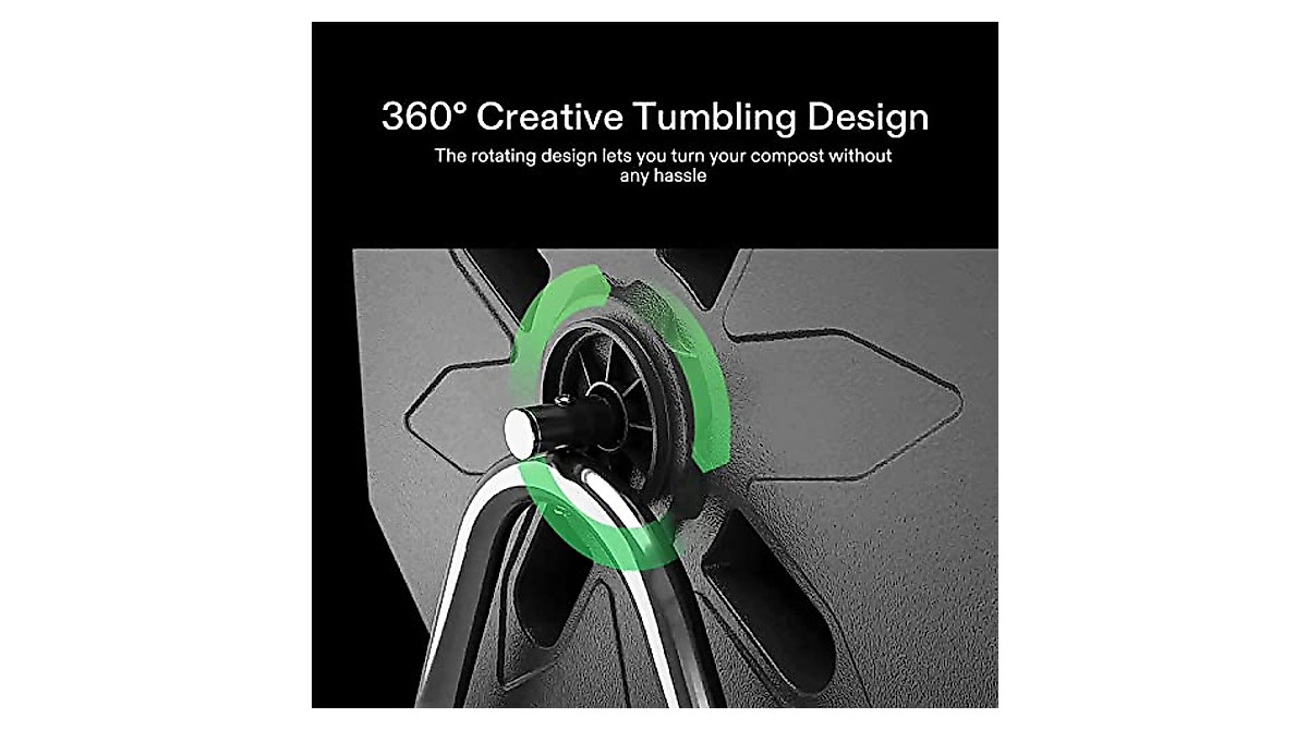VIVOSUN Dual Rotating Compost Bin & Garden Sprayer