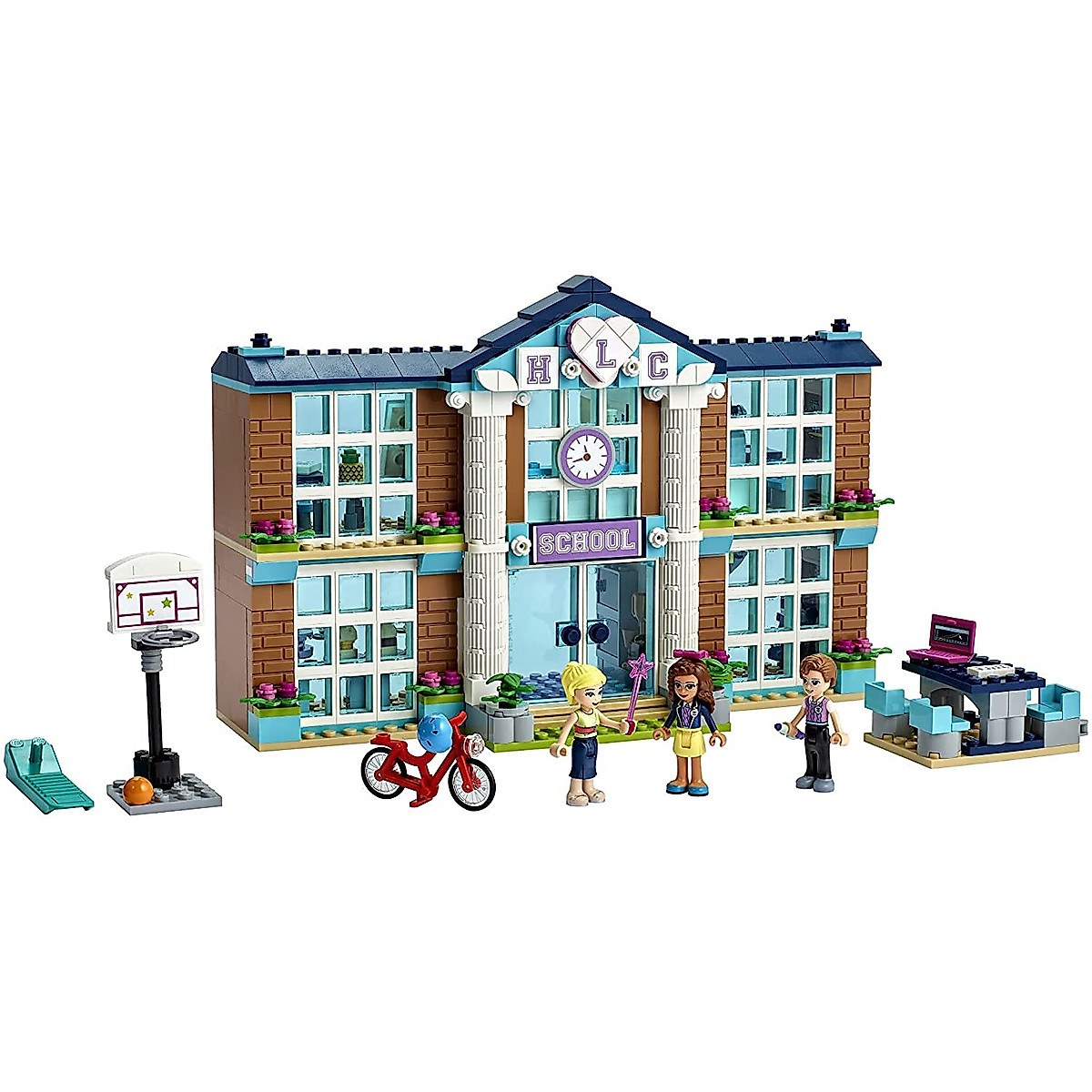 LEGO Friends Heartlake City School 41682 Building Kit; Pretend School Toy Fires Kids’ Imaginations and Creative Play; New 2021 (605 Pieces)