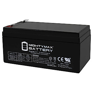Mighty Max Battery 12V 3AH SLA Replacement Battery for Kung Long WP3-12, WP3.3-12