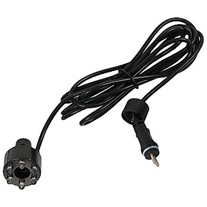 Sunnydaze Fountain Pump with White Light and Transformer - For Water Fountains, Aquariums, or Birdbaths - 4.3' Lift