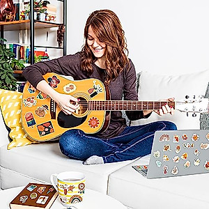 Arme Boho Stickers Pack - 600 PCS Aesthetic Vinyl Waterproof Stickers for Water Bottles, Laptops, Phones & Skateboards