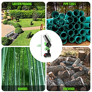 Mini Chainsaw Battery Replacement, 21V Rechargeable Saw Battery, Replacement Battery for Mini Electric Chain Saw 4/6 Inch (1)