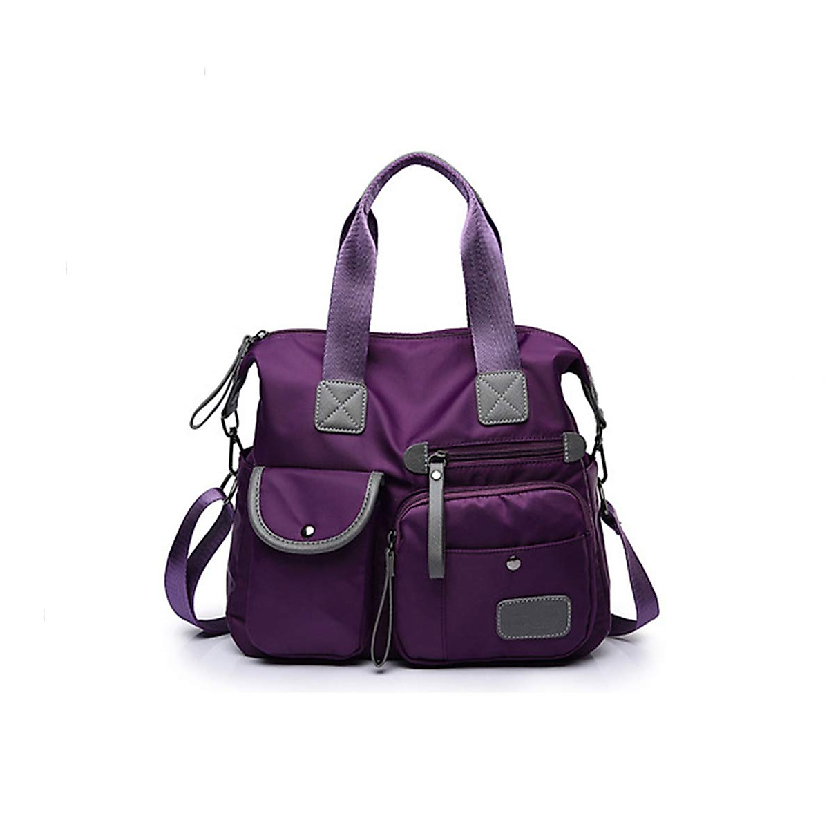 hainan Women New Oxford Cloth Shoulder Bags Waterproof Nylon Messenger Bag Female Large Capacity Crossbody Bags Purple one size