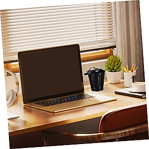 Stainless Steel Trash Cans with Lids, Desktop Waster Basket Outdoor Dog Poop Garbage Can Farmhouse Retro Metal Waste Bin for Bathroom Bedroom Garden Yard