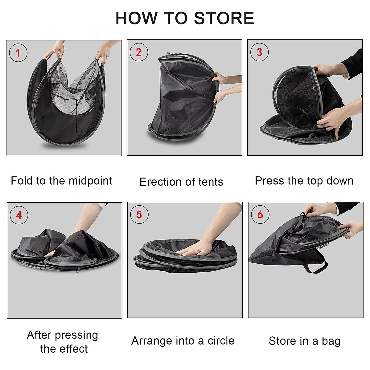 Cat Tent Outdoor, Realife Two Doors Pet Enclosure Pop Up Tent, Indoor Pet Tent Playpens for Cats and Small Animals in Deck, Yard, Patio, Park, Portable Exercise Tent with Carry Bag (Black)