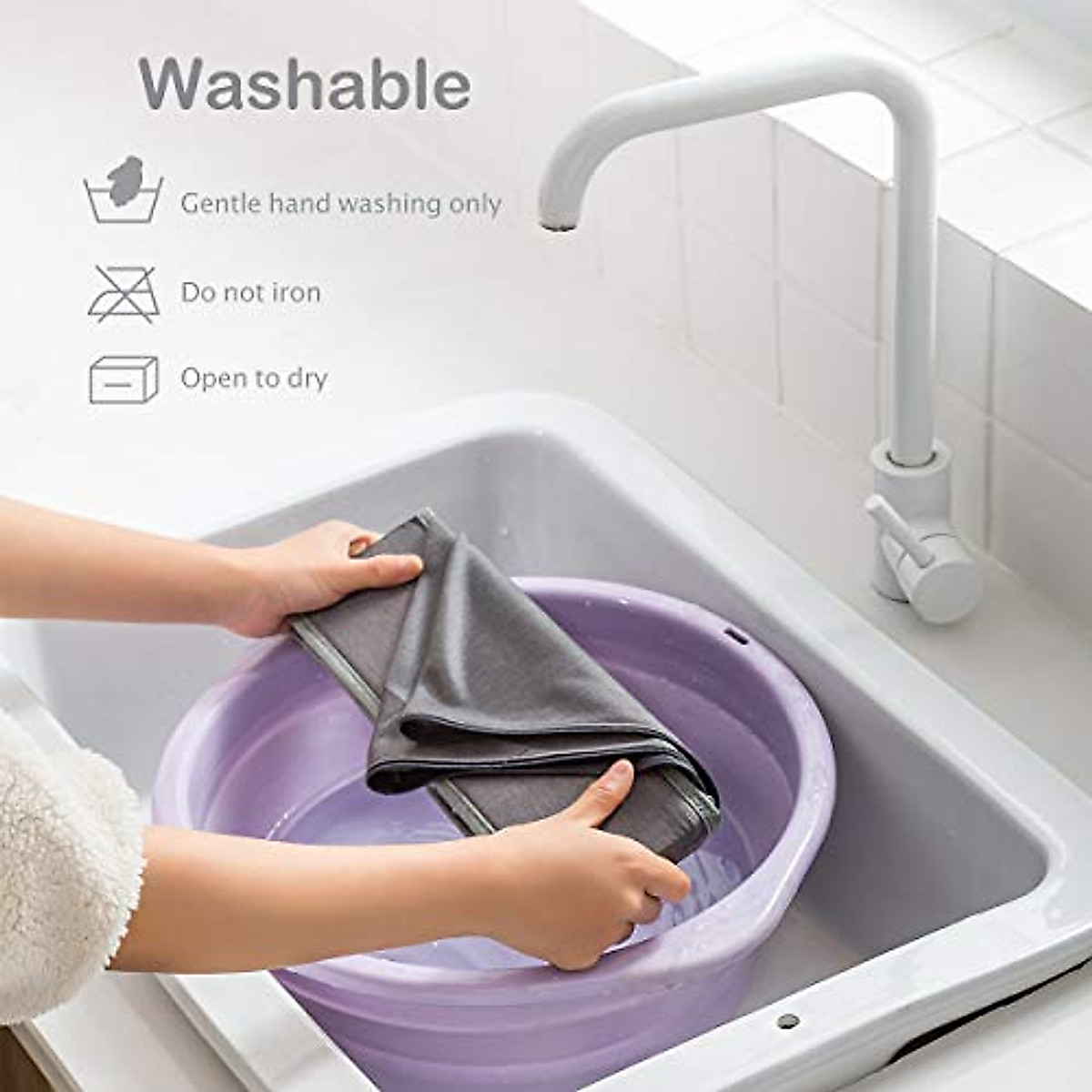 Qozary 2 Pack Socks Underwear Drawer Organizer Divider, 24 Cell or 16 Cell Collapsible Cabinet Closet Organizer Storage Boxes for Clothes, Socks, Lingerie, Underwear, Ties