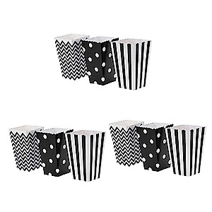 ibasenice 90 Pcs Popcorn Plastic Containers for Food French Fry Seasoning Plastic to Go Containers Paper Snack Container French Fries Container French Fries Box French Fries Storage Box Box