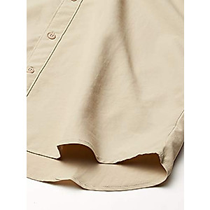 Columbia Men's Smith Creek Woven Short Sleeve Shirt, Fossil, X-Large