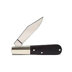 Böker EDC Barlow Traditional Slipjoint Folding Pocket Knife, Grenadill Wood Scales, Extended Nickel-Silver Bolsters, Nail Nick Opener, Made in Solingen Germany