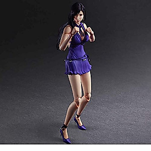 Square Enix Final Fantasy VII Remake: Tifa Lockhart (Dress Ver.) Play Arts Kai Action Figure