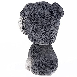 TOOYFUL 3 Bobble Head Dog Schnauzer Bobbleheads for Car Dashboard Decoration