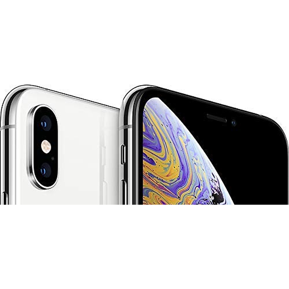 Apple iPhone XS Max, US Version, 64GB, Silver - Verizon (Renewed)