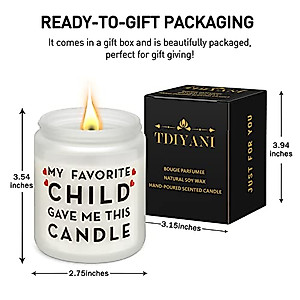 Day Gifts, Gifts for Dad Mom from Daughter Son, Vanilla Scented Candles, Gifts for Mom Dad, Best Mom Dad Gifts, Funny Birthday Gifts for Mom, Dad, Mother, Father, Funny Scented Candles(9oz)