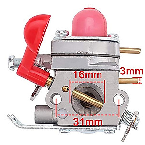 Hayskill 530071811 Carburetor for Poulan Pro PP025 PP125 P4500 P4500F PP258TP PP25E Trimmer 358791010 Craftsman Weedeater 25cc Pole Saw Replace ZAMA C1U-W19