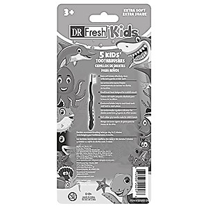 Dr. Fresh Manual Kids' Extra Soft Toothbrushes - Pack of 2