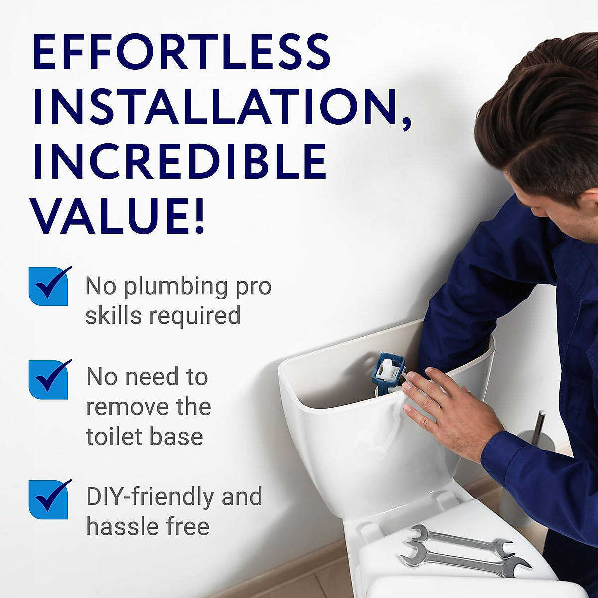 5-Pack of Kohler -Compatible Canister Flush Valve Seal Replacements for Toilets (Equivalent to K-GP1059291) - Replacement Parts for GP1049291 Tank Canister Gasket Kit - by IMPRESA