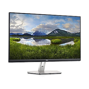 2022 Dell S2721D 27" QHD IPS LED-backlit LCD Monitor, 2560x1440 Resolution, AMD FreeSync, 75Hz Refresh Rate, 16:9 Aspect Ratio, 178 Degrees Viewing Angles,, HDMI& DisplayPort, Gray (Renewed)