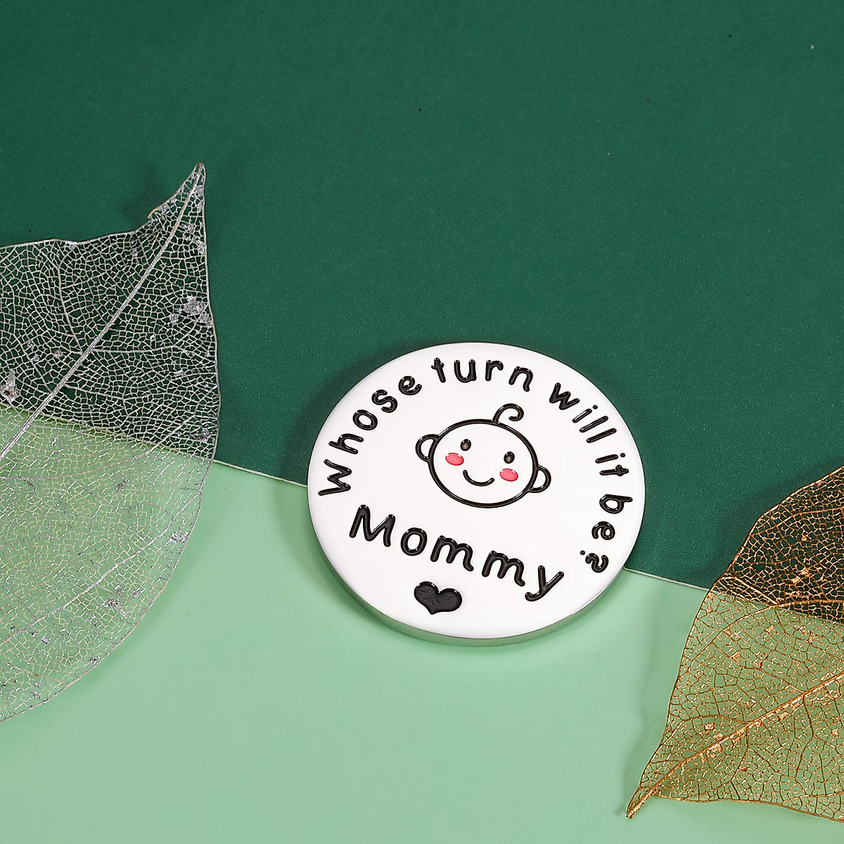 New Mom Gifts for Women, Decision Coin New Dad Gifts for Christmas Fathers Day, Pregnancy Gifts for First Time Moms, Mom to be Gift New Parents Gifts Mothers Day Birthday Present