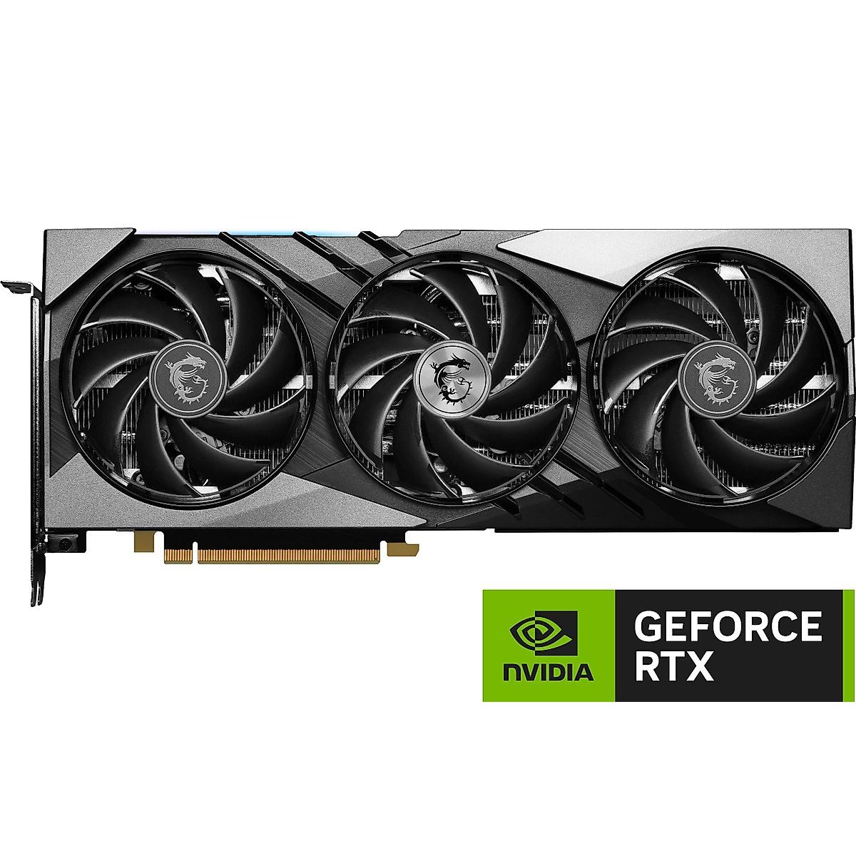 MSI Gaming GeForce RTX 4070 Ti 12GB GDRR6X 192-Bit HDMI/DP Nvlink Tri-Frozr 3 Ada Lovelace Architecture Graphics Card (RTX 4070 Ti Gaming X Slim 12G), Black