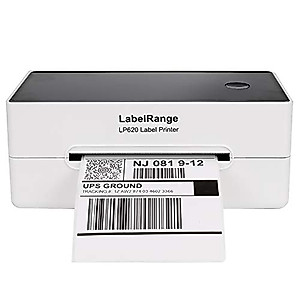 LabelRange 300DPI High Resolution Thermal Label Printer - Commercial Grade Shipping Label Printer 4x6, Support Amazon Ebay Paypal Shopify Etsy Shipstation and More on Windows, Mac and Linux System