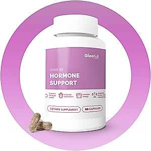 GleeFull Over 30 Hormone Support - Menopause Supplements for Women - Hormone Balance for Women - Hot Flash Relief - Menopause Support