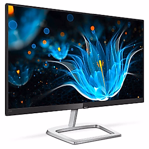 PHILIPS 246E9QDSB 24" Frameless Monitor, Full HD IPS, 129% sRGB, 75Hz, FreeSync, VESA, 4Yr Advance Replacement Warranty