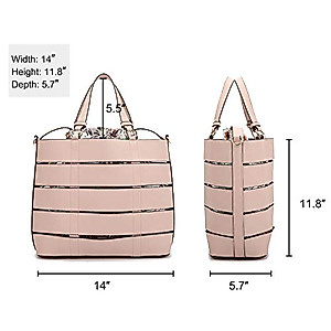 2Pcs Women Tote Handbag Oxford Cloth Purse Top Handle Work Bag Large Capacity Shoulder Bag For Work(Black Floral)