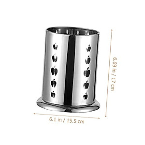 DOITOOL cooking utensil holder kitchen utensil holder stainless utensil holder flatware organizers flatware drying chopsticks holder utensil drying Stainless steel tableware Kitchenware