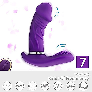 Clit Vibrating Dildo Panties with Virbrater