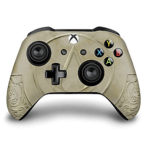 Head Case Designs Officially Licensed Assassin's Creed Codex Edition Brotherhood Graphics Matte Vinyl Sticker Gaming Skin Decal Cover Compatible With Xbox One S Console and Controller Bundle