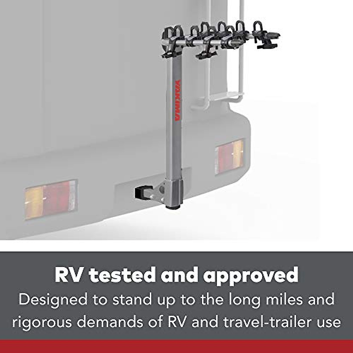 YAKIMA - LongHaul Premium Hitch Bike Rack for RV and Travel-Trailer, 4 Bike Capacity