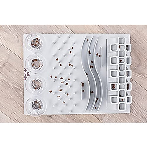 TRIXIE Cat Activity Fun Board, Strategy Game for Mental Stimulation, Interactive Play for Cats, Treat Dispenser, Cat Toy