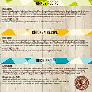 Merrick Purrfect Bistro Poultry Variety Pack Grain Free Wet Cat Food Recipes Pate - (12) 5.5 oz. Cans