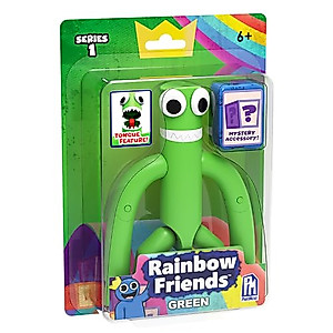 Rainbow Friends – Green Action Figure (5" Tall Posable Figure, Series 1)