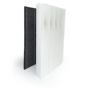 Nispira Premium True HEPA Filter + Activated Carbon Pre FIlter Compatible with Sharp KC-850U Compared to Part FZ-C100HFU FZ-C100DFU, 1 Pack