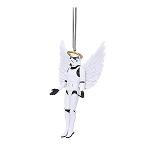 Nemesis Now Stormtrooper Angel Hanging Ornament 13cm, Resin, White