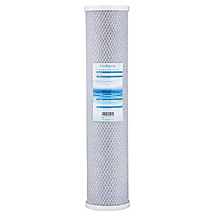 Geekpure 20-Inch Universal Compatible Carbon Block Water Filter Cartridge for Whole House Water Filter- 4.5 Inch x 20 Inch