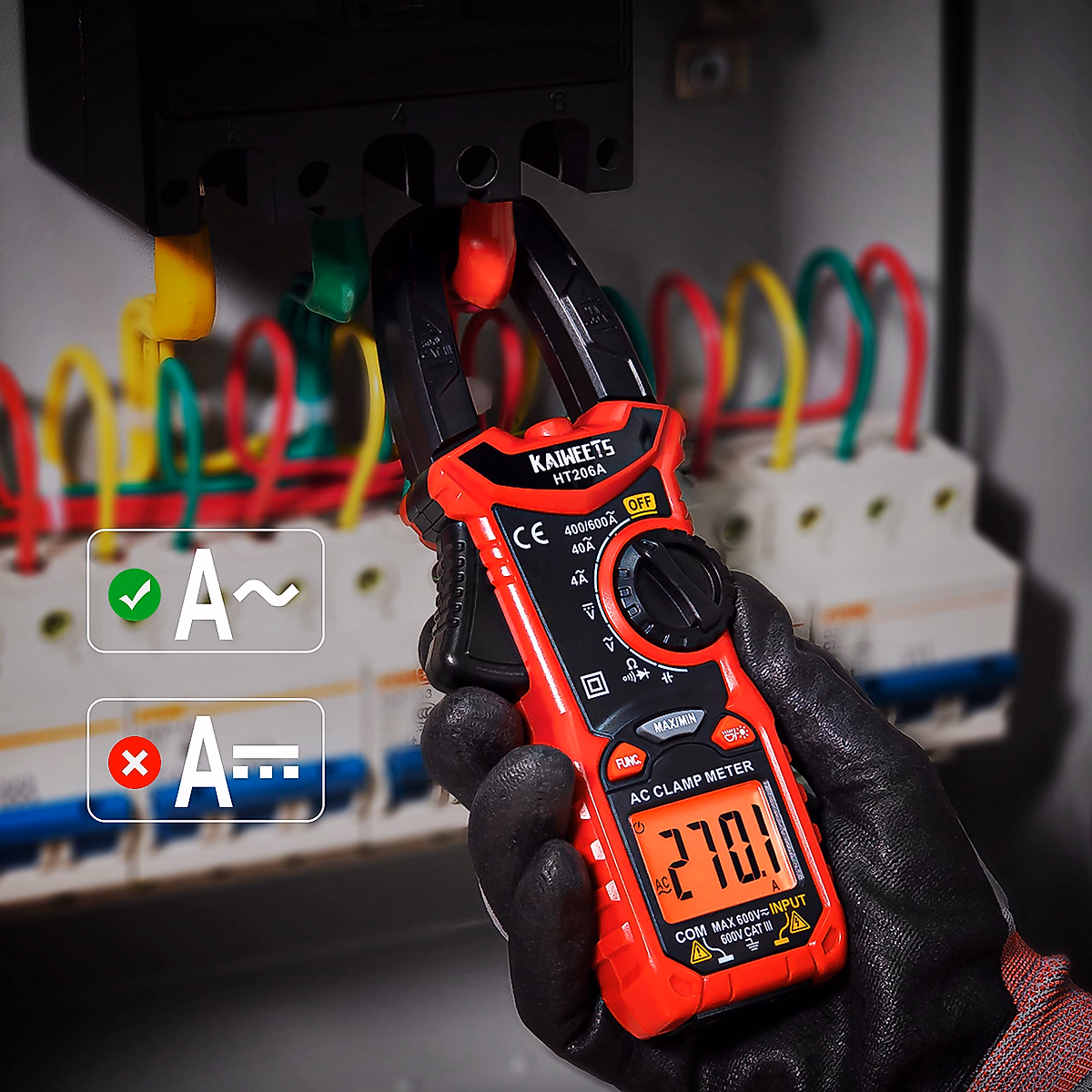 KAIWEETS KM100 Multimeter & HT206A Clamp Meter