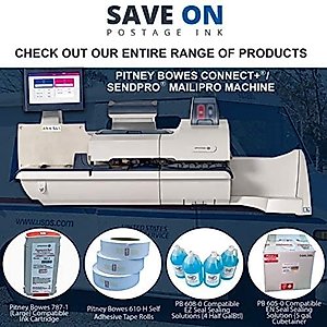 Save On Postage Ink Compatible PB 793-5 Postage Meter Ink - Compatible with SendPro C, & SendPro+ and DM Series Mailing System (35 ML)