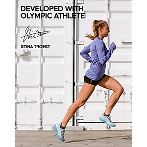 DANISH ENDURANCE 5 Pack Low-Cut Athletic Socks, Moisture Wicking, Men & Women, Black, Medium