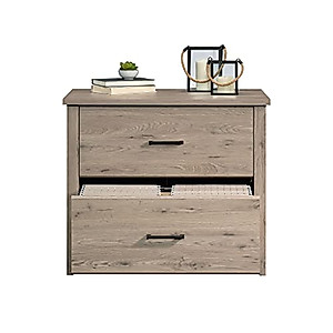 Sauder Summit Station 2-Drawer Lateral File Cabinet, L: 33.86" x W: 20.87" x H: 29.02", Laurel Oak