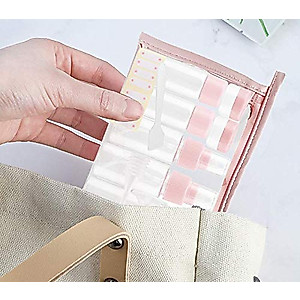 Vitog Travel Bottles Kit, TSA Approved Leak Proof Portable Toiletry Containers Set, Clear PET Flight Size Cosmetic Containers for Lotion, Shampoo, Cream, Soap, Set of 11