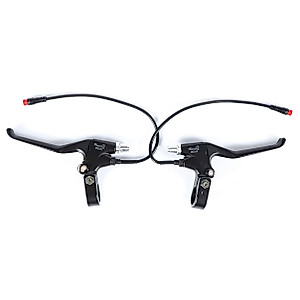 EBIKELING 1 Pair Left & Right Waterproof Electronic Brake Lever Set for Electric Bicycle, Handle Grip Brake Accessory for e Bike, Long Use Bike Brakes