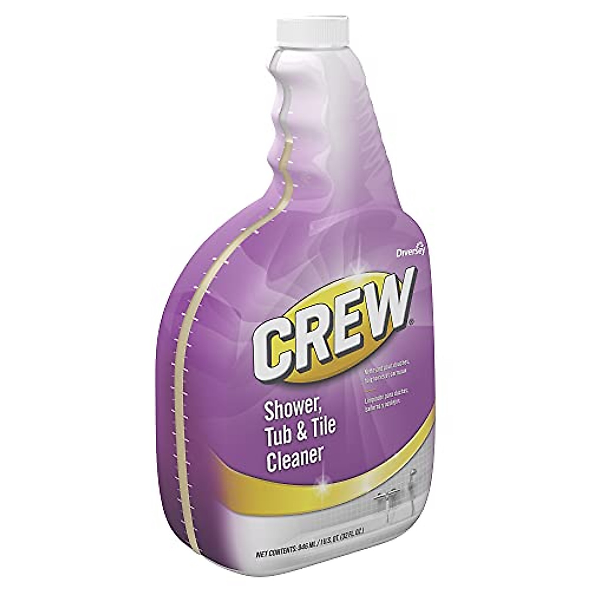 Diversey - CBD540281 Crew Shower, Tub and Tile Cleaner 32 oz./946 mL Capped Spray Bottles (Pack of 4)